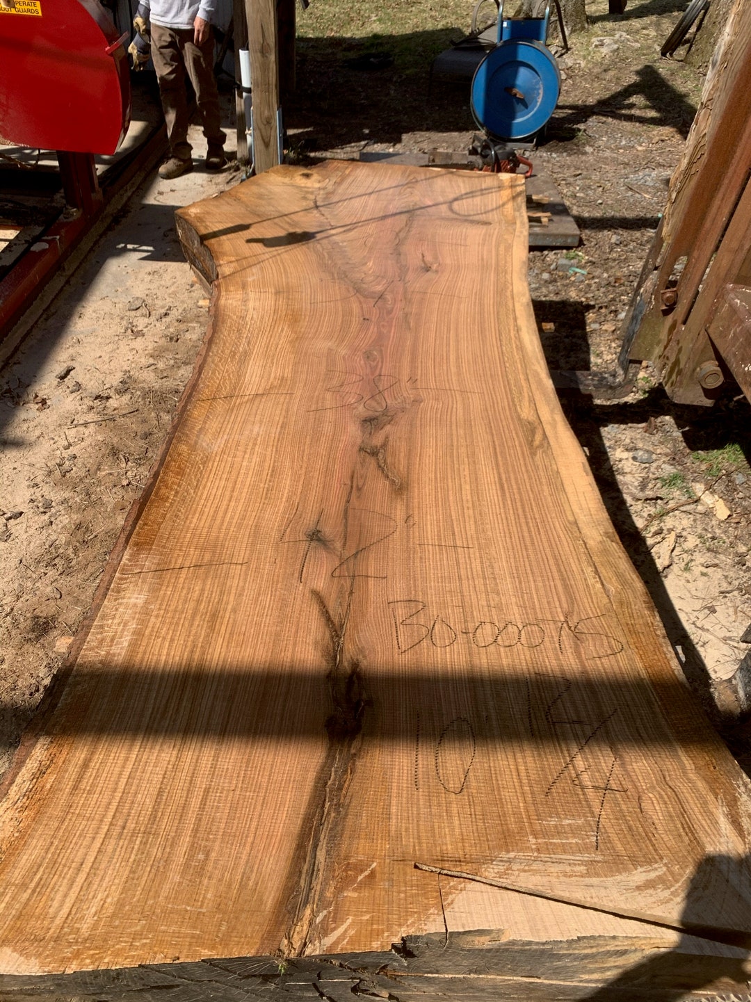 Black Oak | Live Edge Wood | Reclaimed Wood Slabs | Kiln Dried Wood for ...