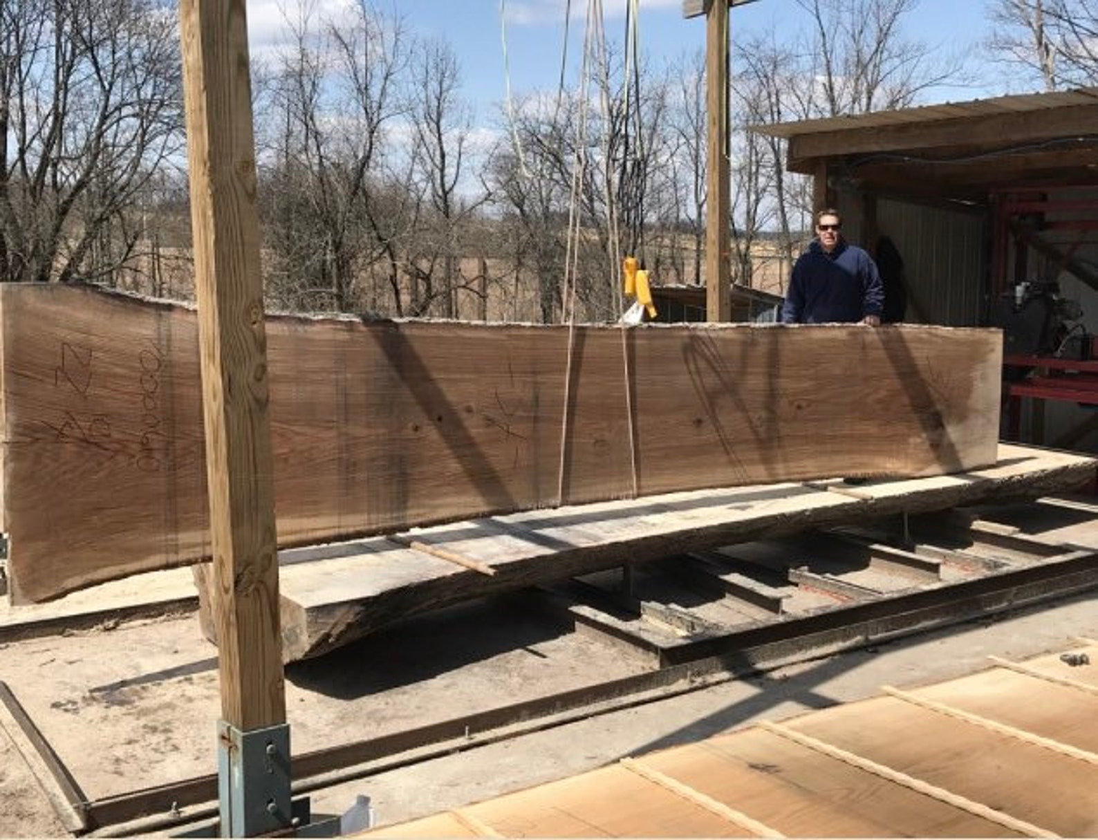 Oak | Live Edge Wood | Reclaimed Wood Slabs | Kiln Dried Wood for Sale ...