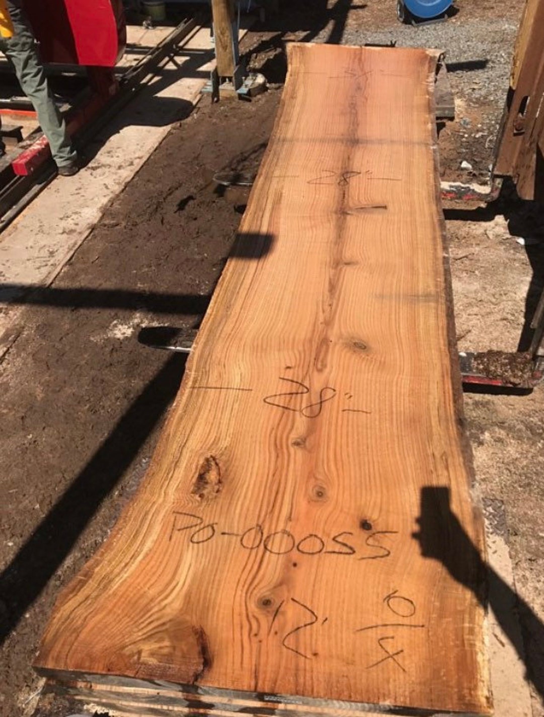 Pin Oak | Live Edge Wood | Reclaimed Wood Slabs | Kiln Dried Wood for ...