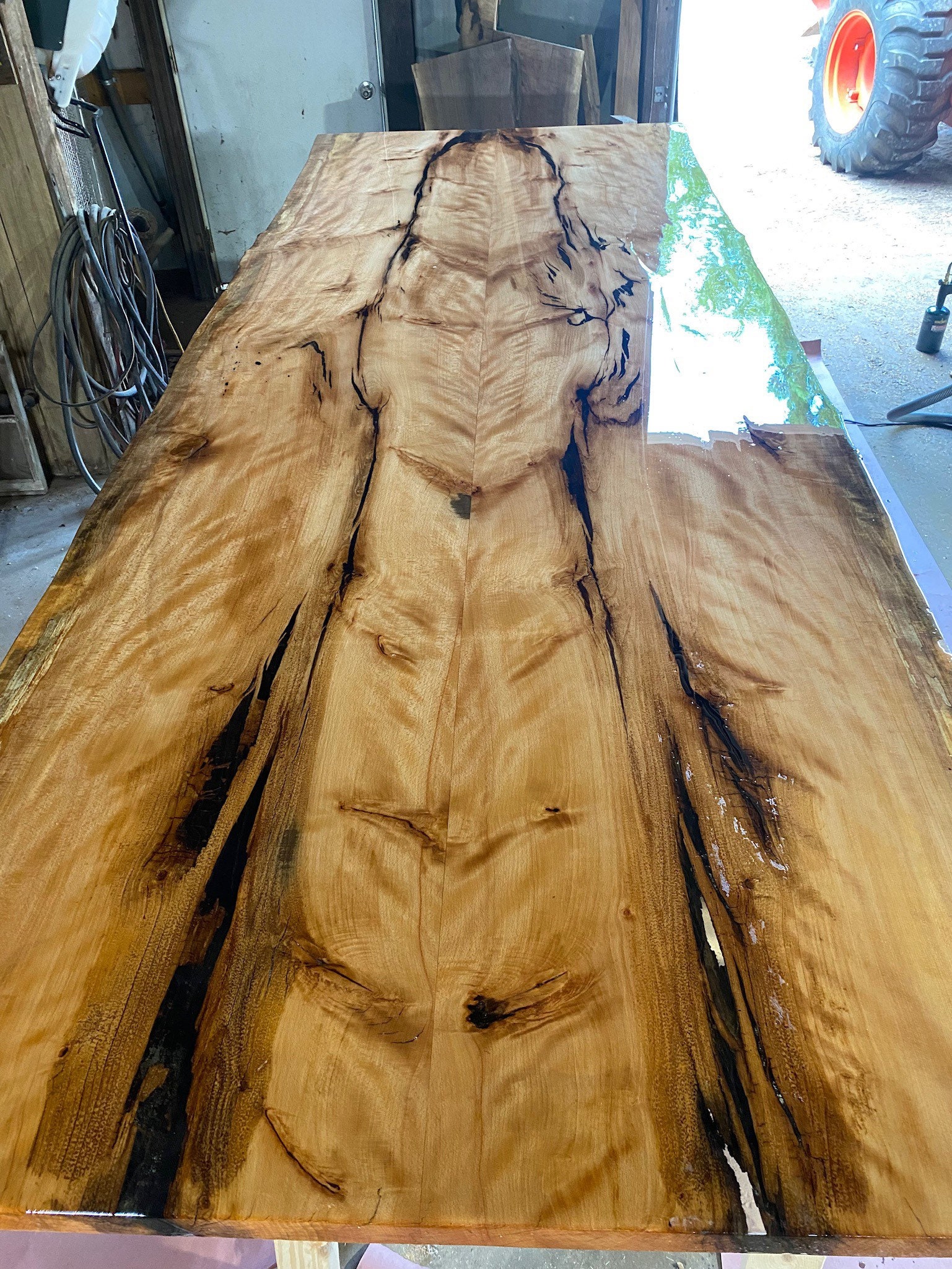 Beech | Live Edge Wood | Reclaimed Wood Slabs | Kiln Dried Wood for ...