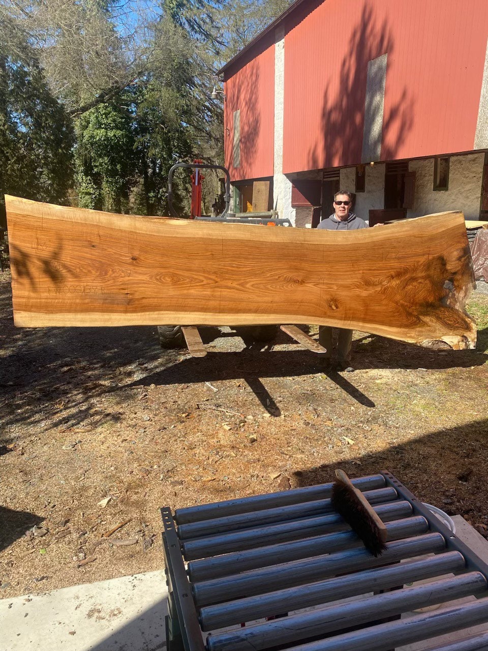 English Walnut | Live Edge Wood | Reclaimed Wood Slabs | Kiln Dried ...