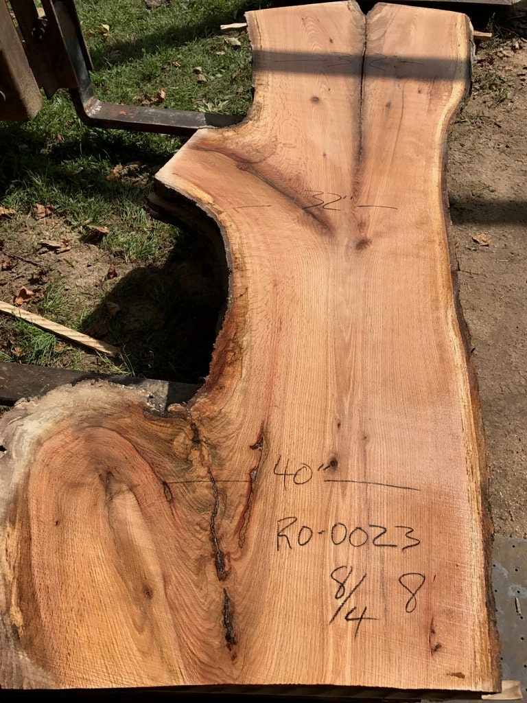 Red Oak | Live Edge Wood | Reclaimed Wood Slabs | Kiln Dried Wood for ...