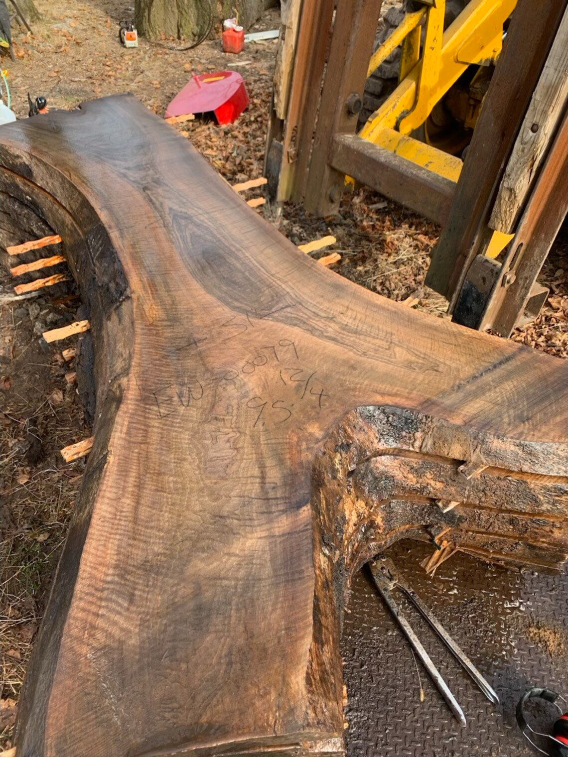 English Walnut | Live Edge Wood | Reclaimed Wood Slabs | Kiln Dried ...