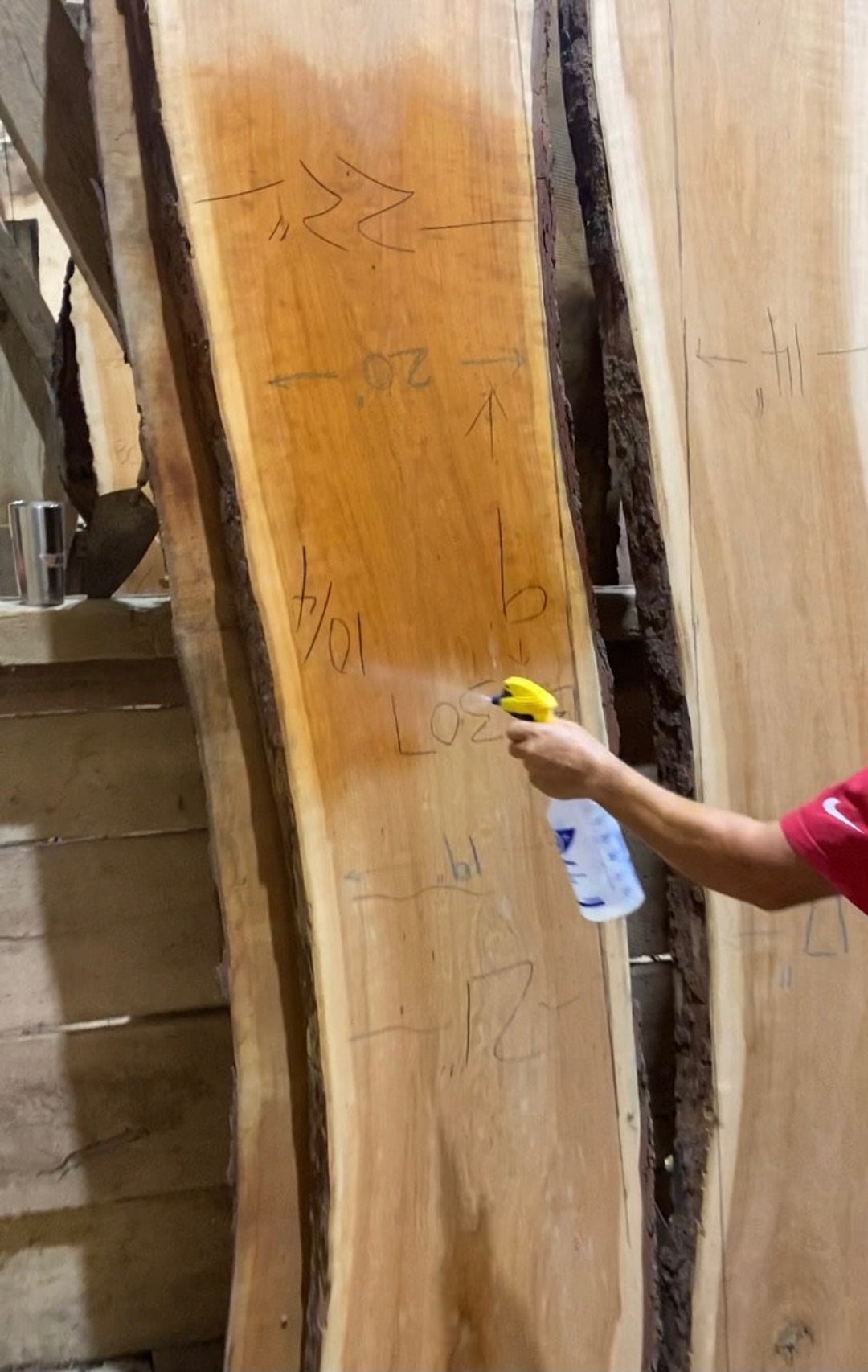 Cherry | Live Edge Wood | Reclaimed Wood Slabs | Kiln Dried Wood for ...