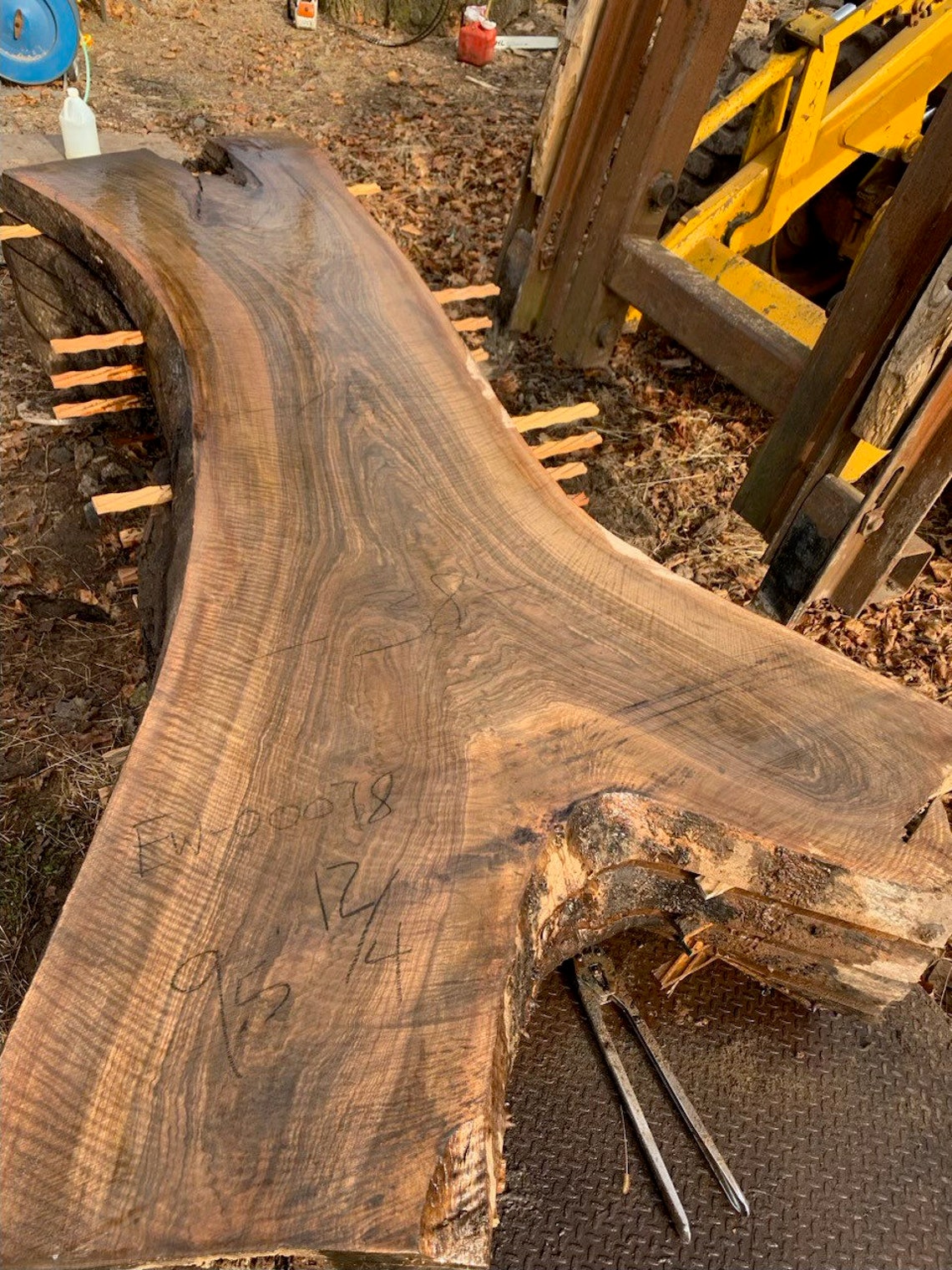 English Walnut | Live Edge Wood | Reclaimed Wood Slabs | Kiln Dried ...