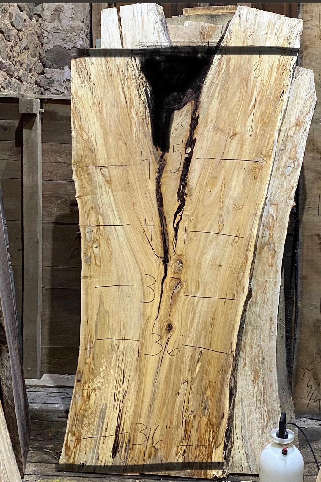 Maple | Live Edge Wood | Reclaimed Wood Slabs | Kiln Dried Wood for ...