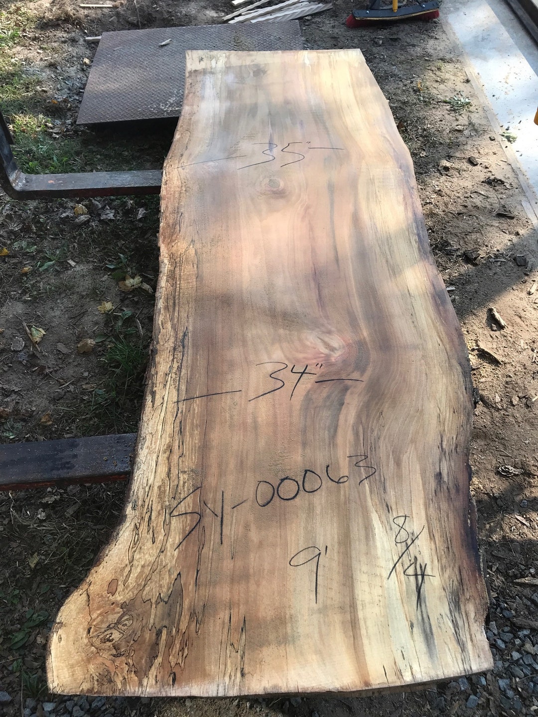 Spalted Sycamore | Live Edge Wood | Reclaimed Wood Slabs | Kiln Dried ...