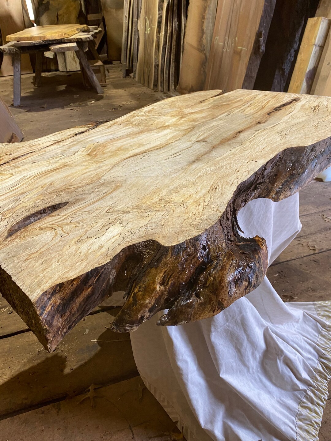 Maple | Live Edge Wood | Reclaimed Wood Slabs | Kiln Dried Wood for ...