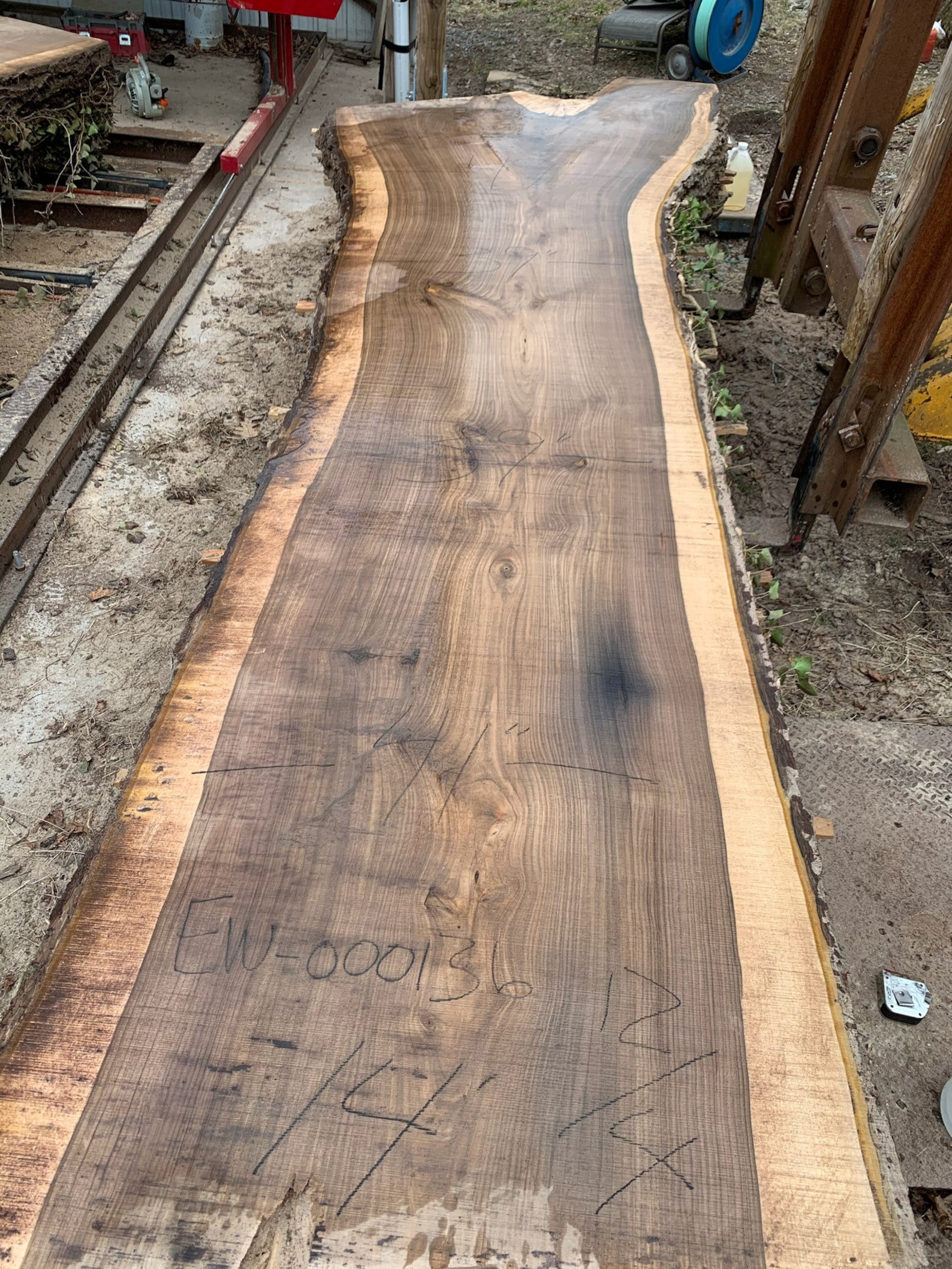English Walnut | Live Edge Wood | Reclaimed Wood Slabs | Kiln Dried ...