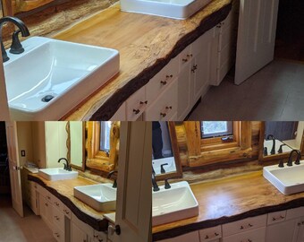 Live Edge Vanity - Etsy