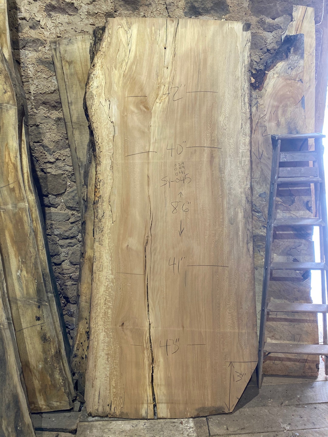 Sycamore | Live Edge Wood | Reclaimed Wood Slabs | Kiln Dried Wood for ...