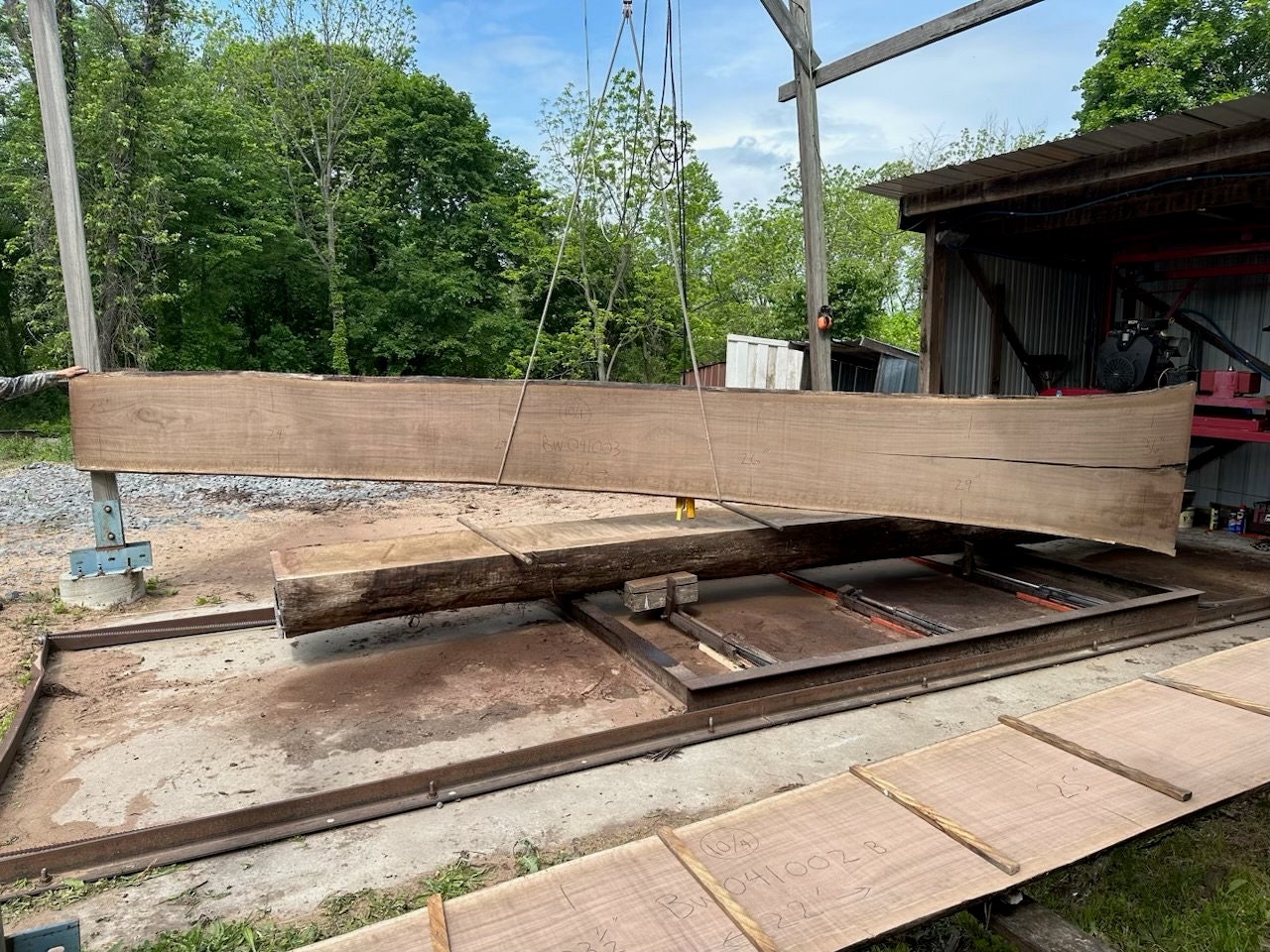 22 Foot Long Walnut Wood Slabs - Etsy