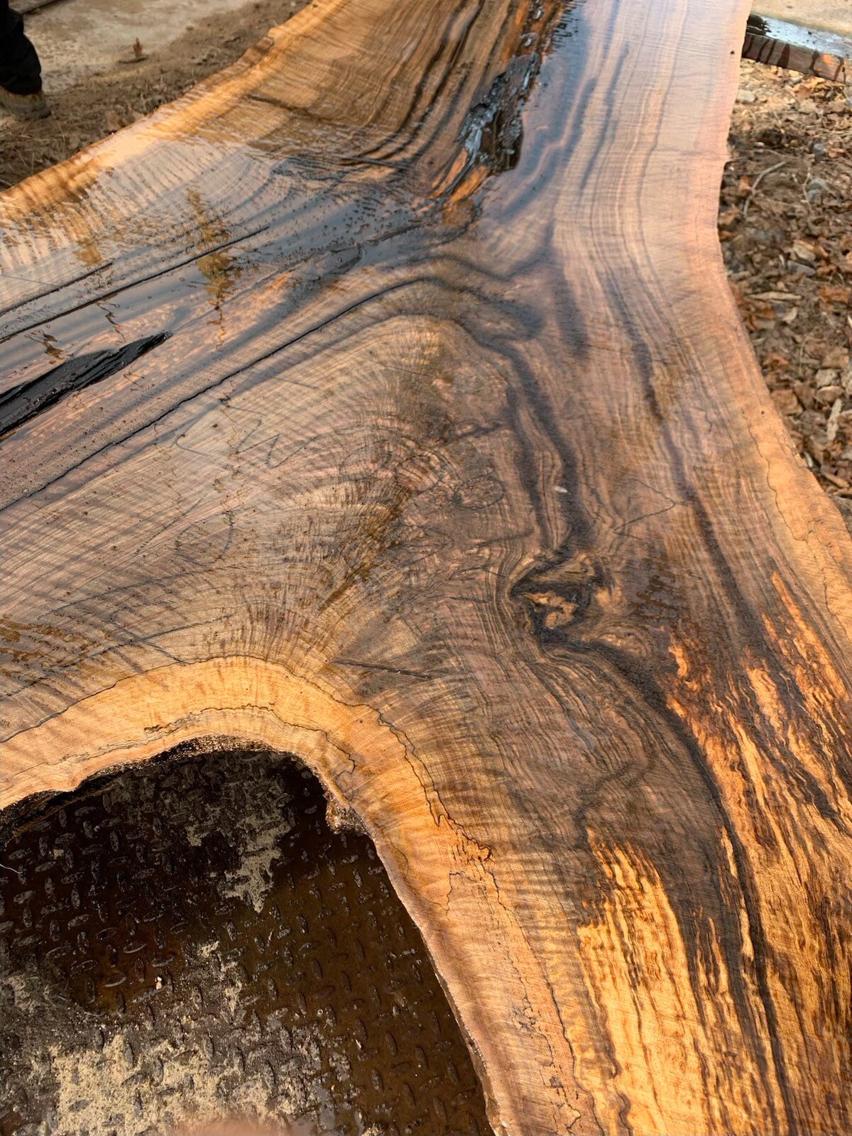 English Walnut | Live Edge Wood | Reclaimed Wood Slabs | Kiln Dried ...