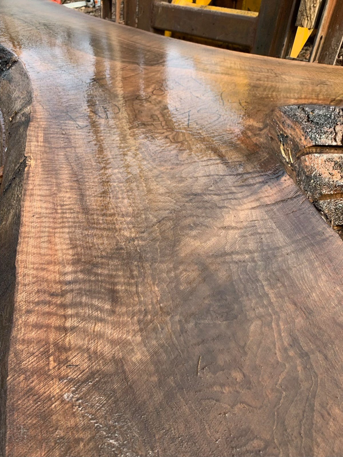 English Walnut | Live Edge Wood | Reclaimed Wood Slabs | Kiln Dried ...