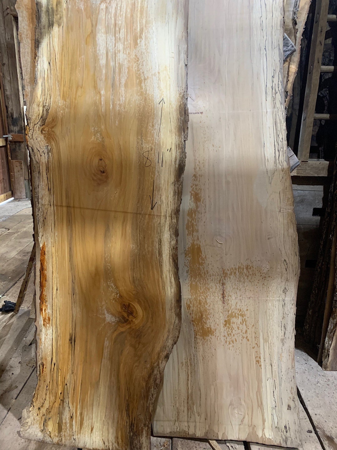 Sycamore | Live Edge Wood | Reclaimed Wood Slabs | Kiln Dried Wood for ...