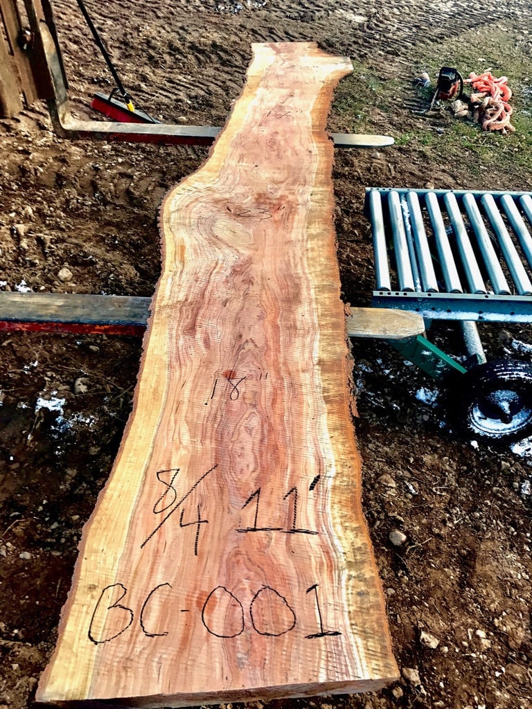 Cherry | Live Edge Wood | Reclaimed Wood Slabs | Kiln Dried Wood for ...