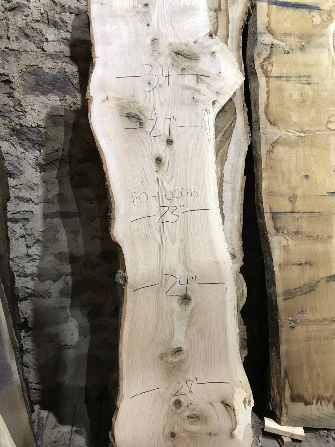 Oak Live Edge Wood Reclaimed Wood Slabs Kiln Dried Wood for Sale ...