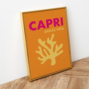 Set of 6 Travel Famous Places Posters, Ibiza Amalfi Tulum Aspen Capri ...