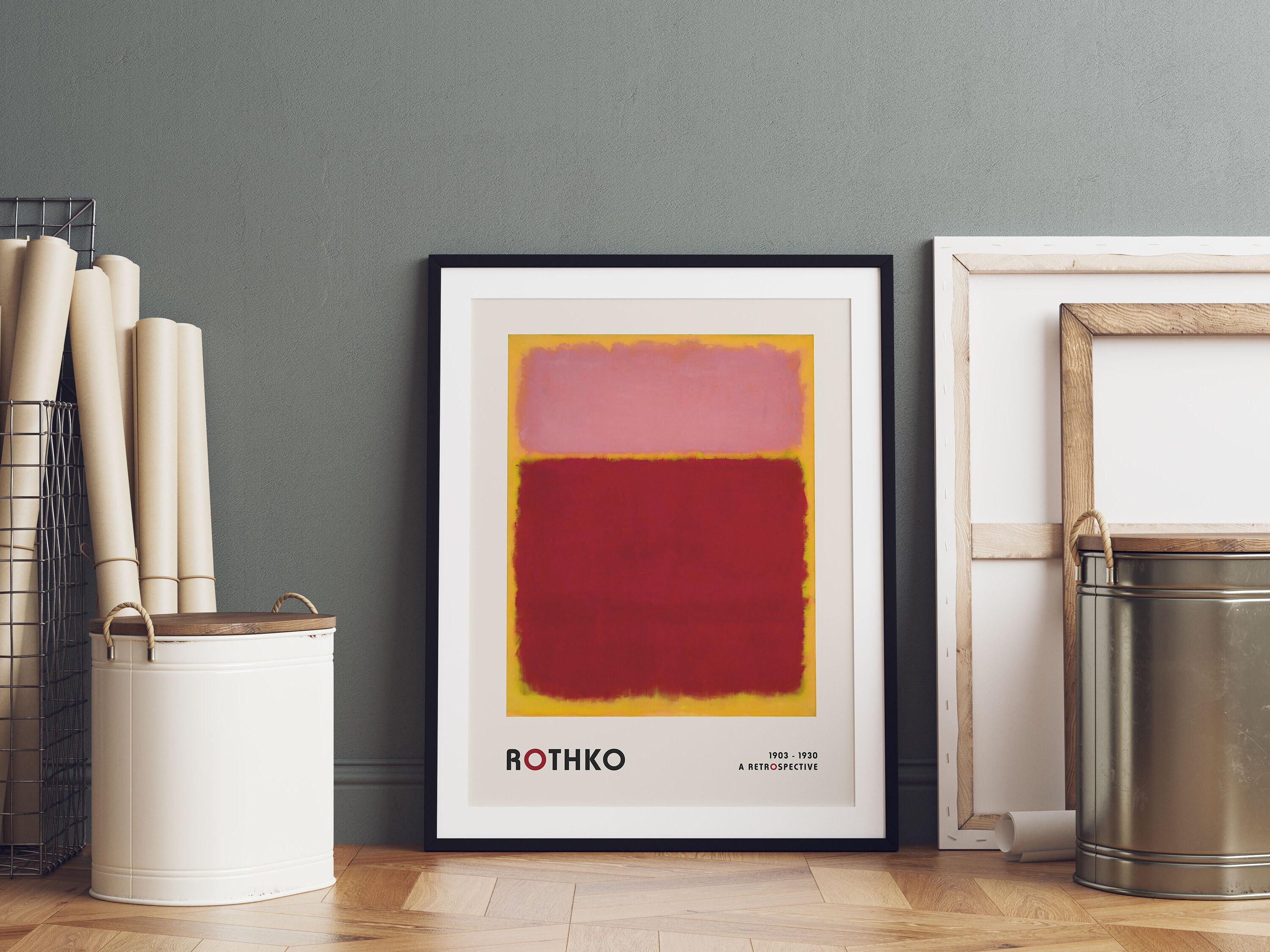 Mark Rothko Art Exhibition Poster Mark Rothko Vintage Poster - Etsy