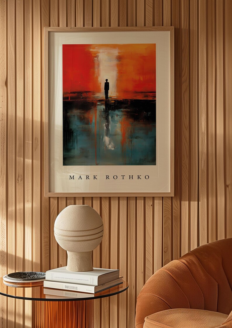 Mark Rothko Abstract Poster Print, Contemporary Office Wall Decor ...