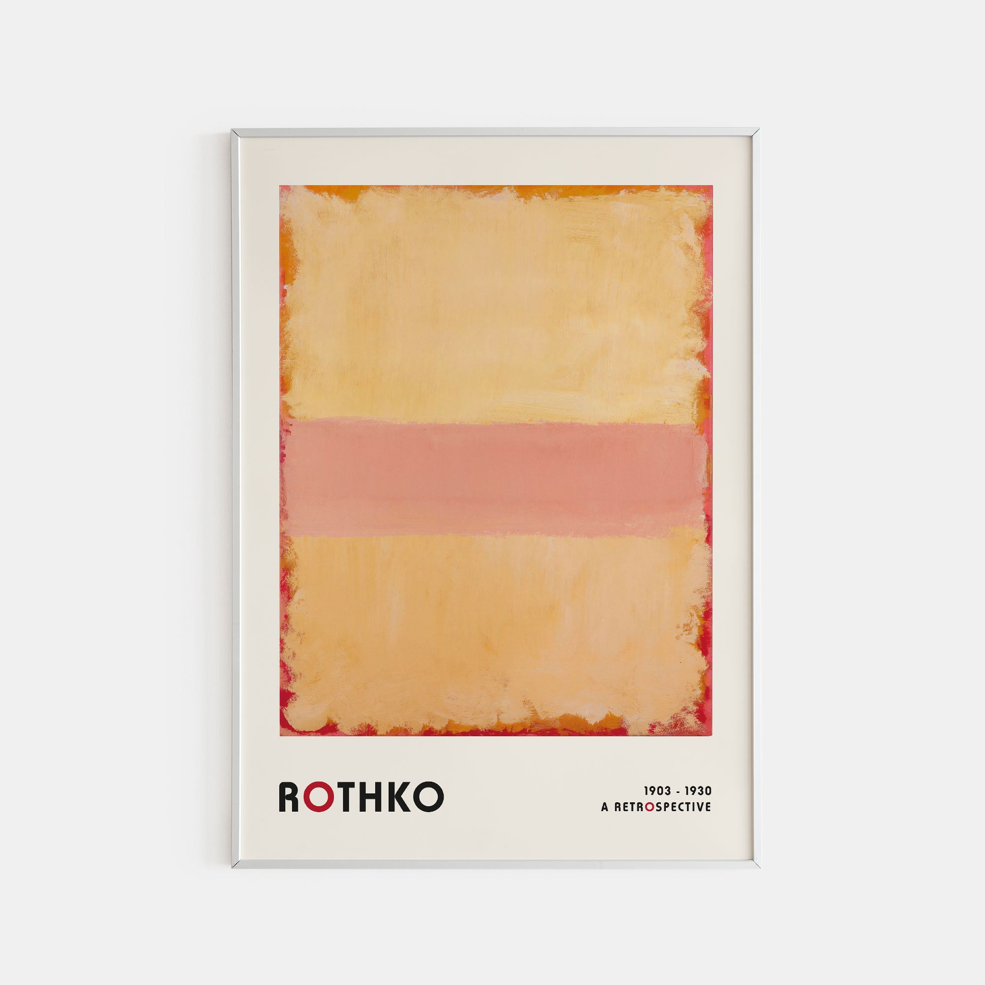 Mark Rohtko Poster Rothko Beige/blush Print Minimalist | Etsy