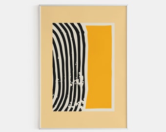 Yellow Zebra Print | Etsy