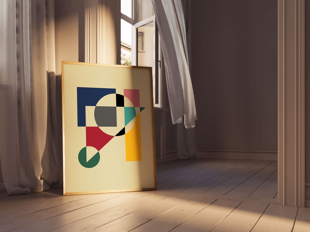 Bauhaus Geometric Shapes Print: Museum Quality Art - Etsy