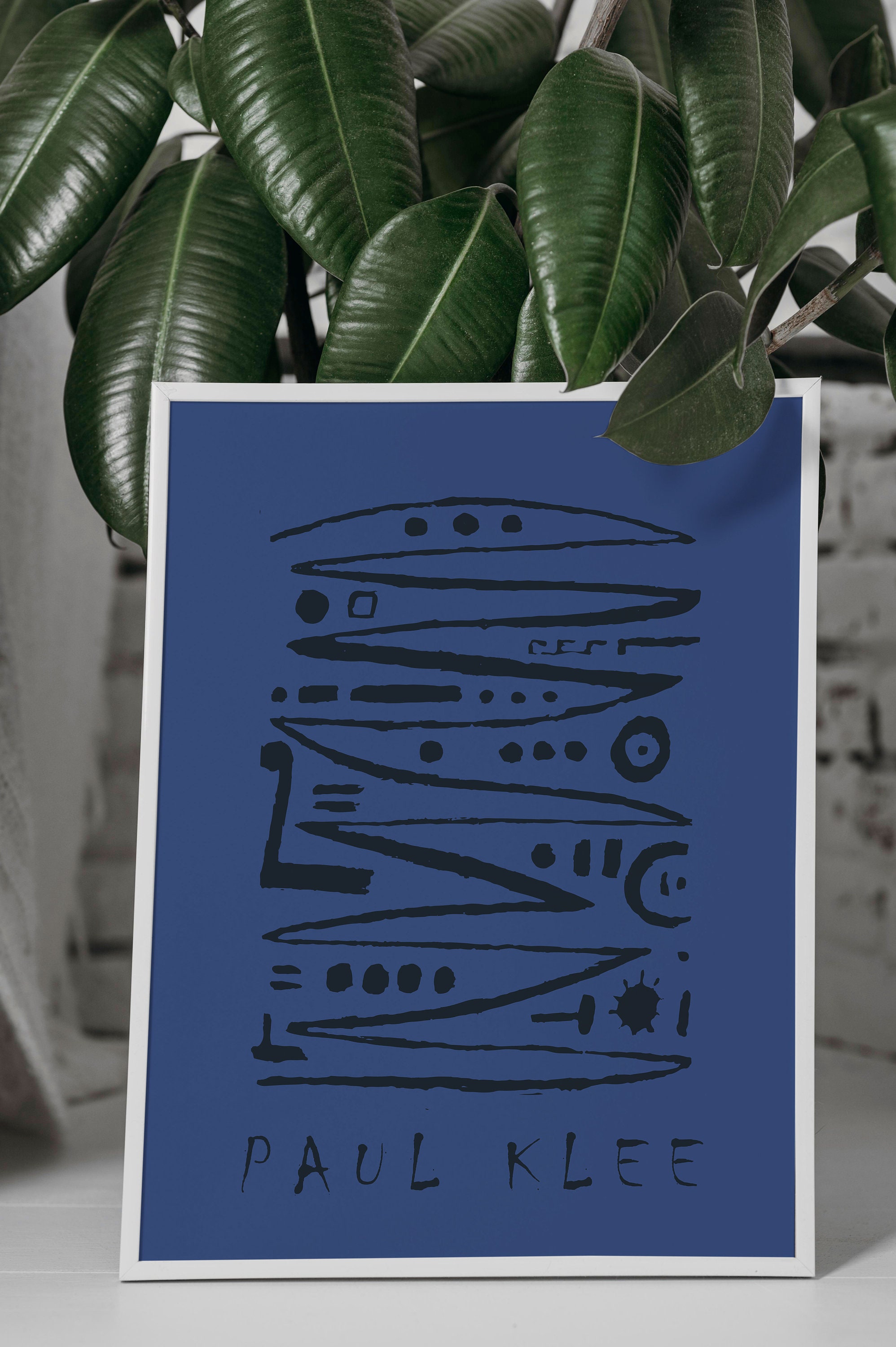 Paul Klee Blue Poster Paul Klee Art Print Printed Paul Klee | Etsy