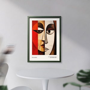 Picasso Exhibition Print: Vintage Abstract Geometric Gallery Wall Art ...