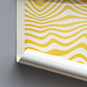 Yayoi Kusama Geometric Yellow Poster, Japanese Modern Wall Art ...