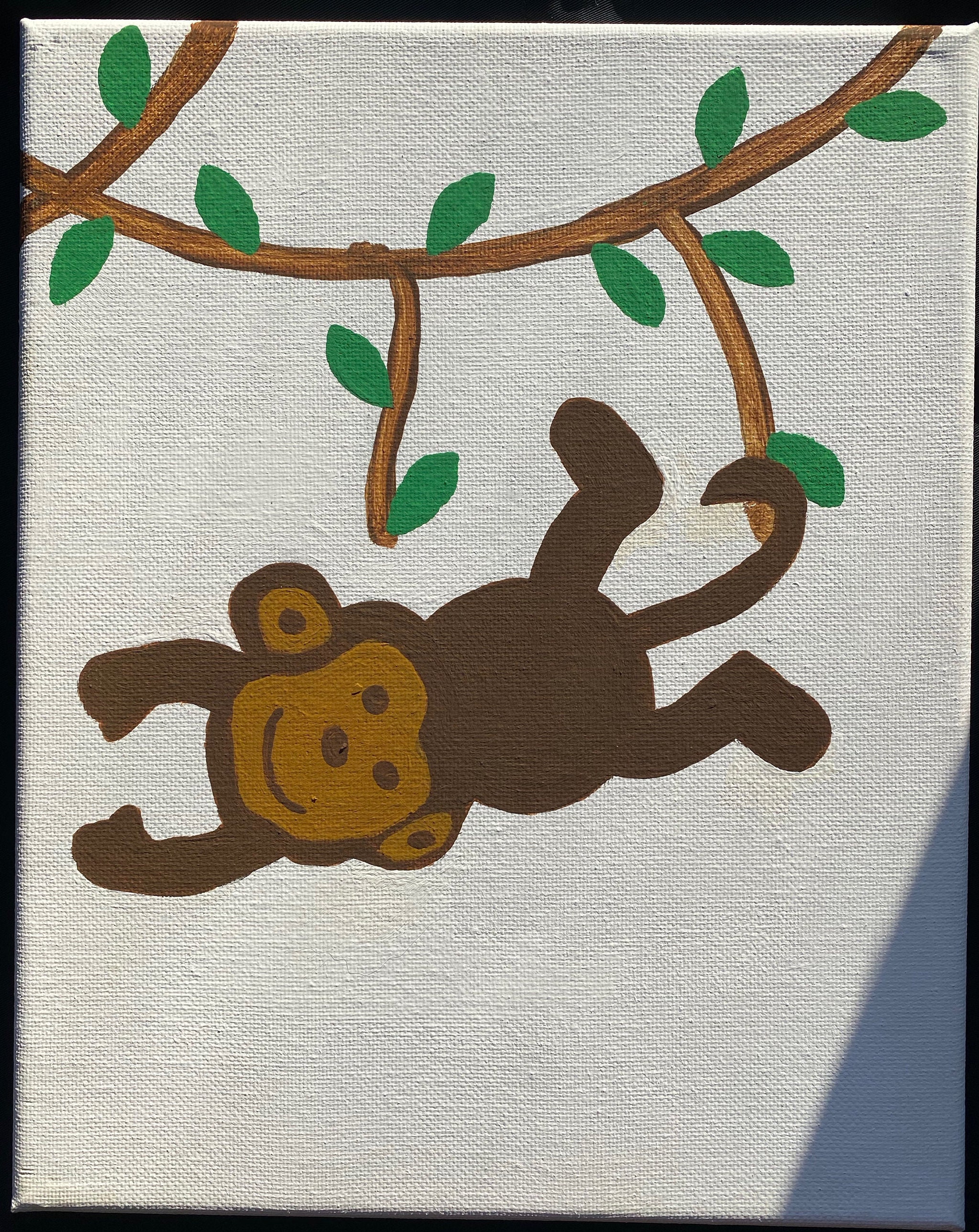 Baby Monkey Painting - Etsy Canada