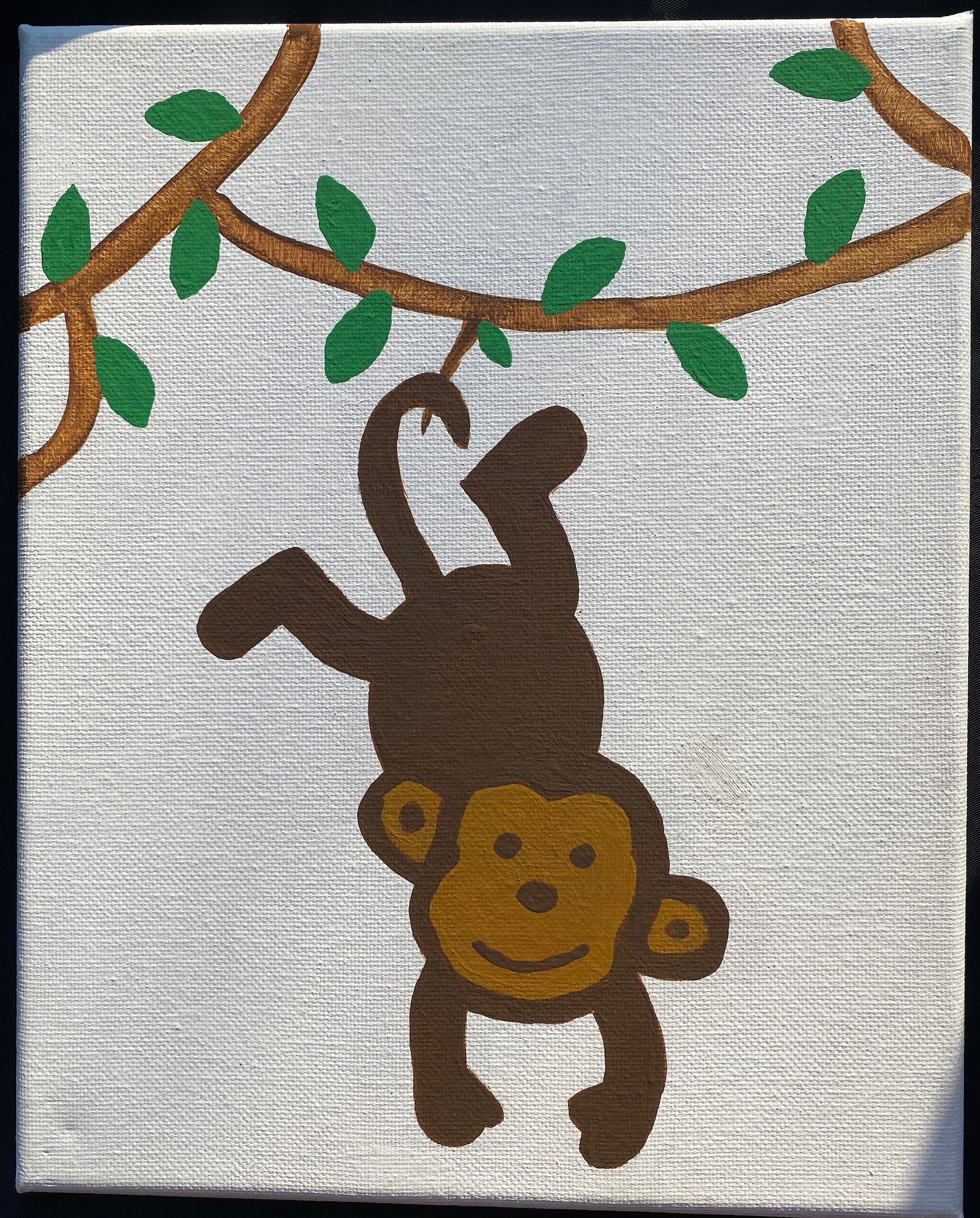 Baby Monkey Painting - Etsy Canada