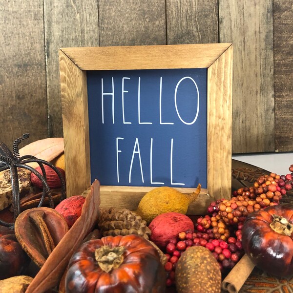 Blue Fall Decor - Etsy