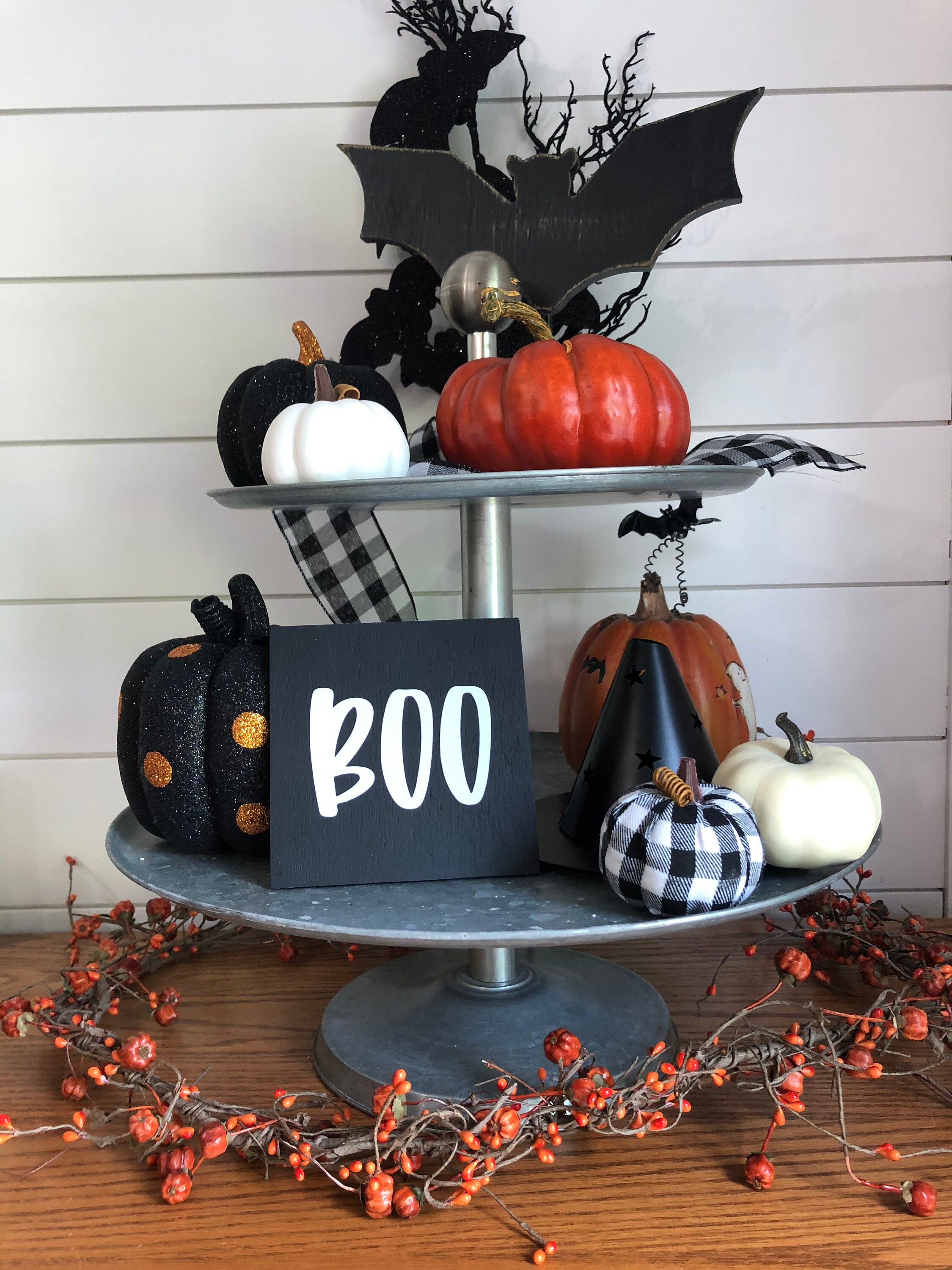 Wood Halloween Signs Halloween Hello Pumpkin Happy Halloween | Etsy