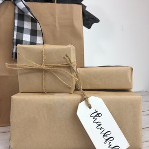 Personalized Gift Tags Farmhouse Christmas Stocking Tags Wood Gift Tags ...