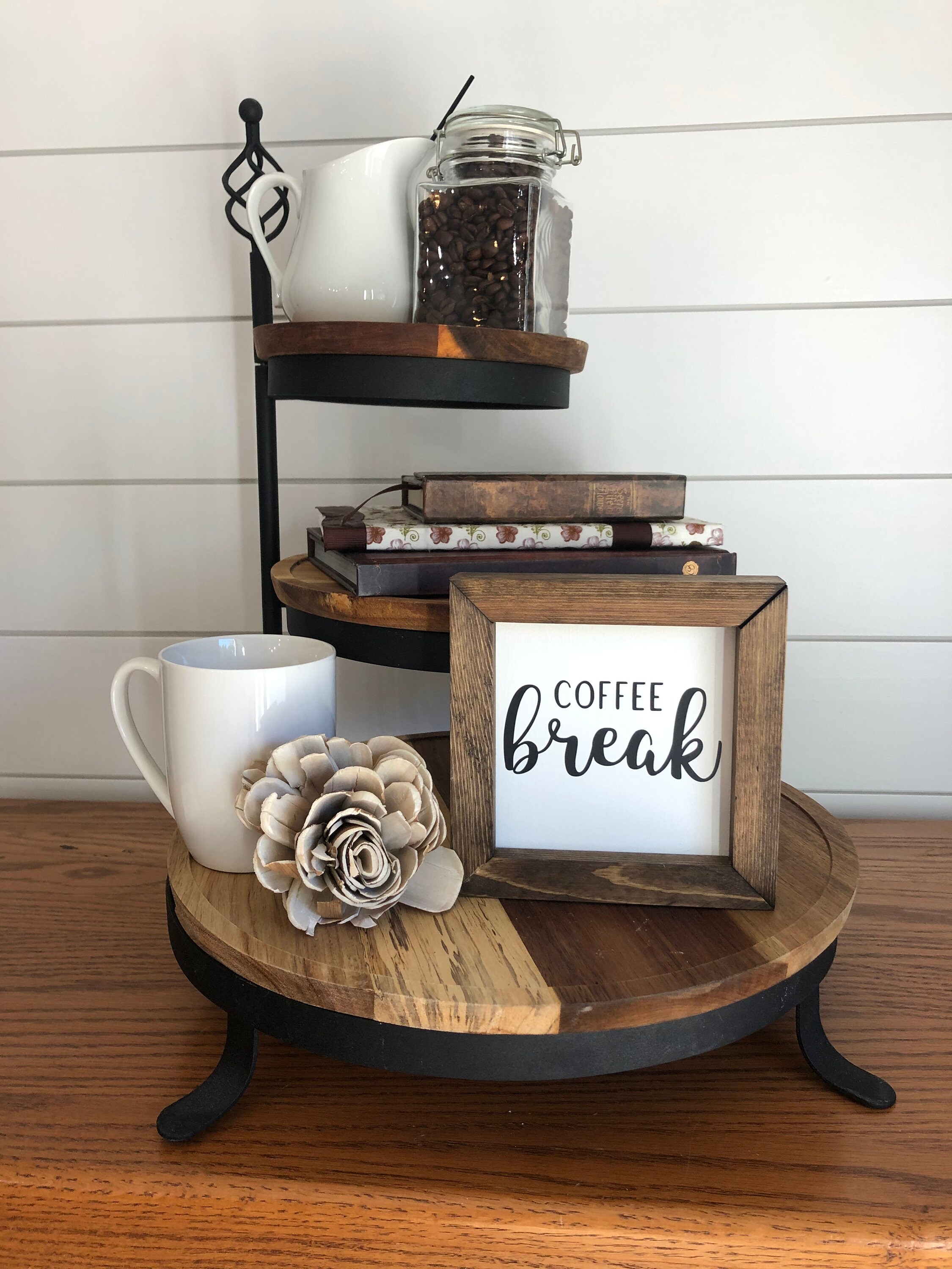 Coffee Bar Sign Coffee Break Sign Out to Lunch Small Wood - Etsy