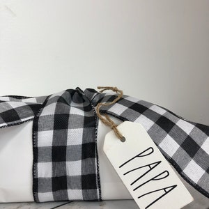 Personalized Gift Tags Farmhouse Christmas Stocking Tags Wood Gift Tags ...