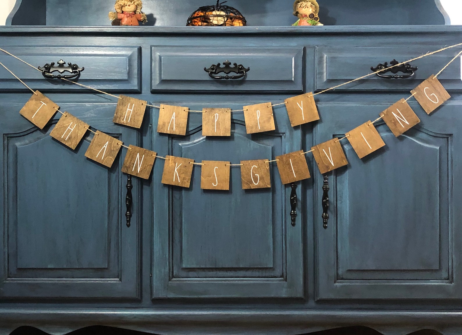 Thanksgiving Wall Decor Wood Happy Thanksgiving Banner | Etsy