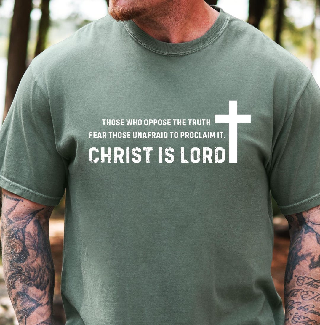 Scriptural Quote | Christ is Lord SVG PNG | Unafraid to Proclaim Truth ...