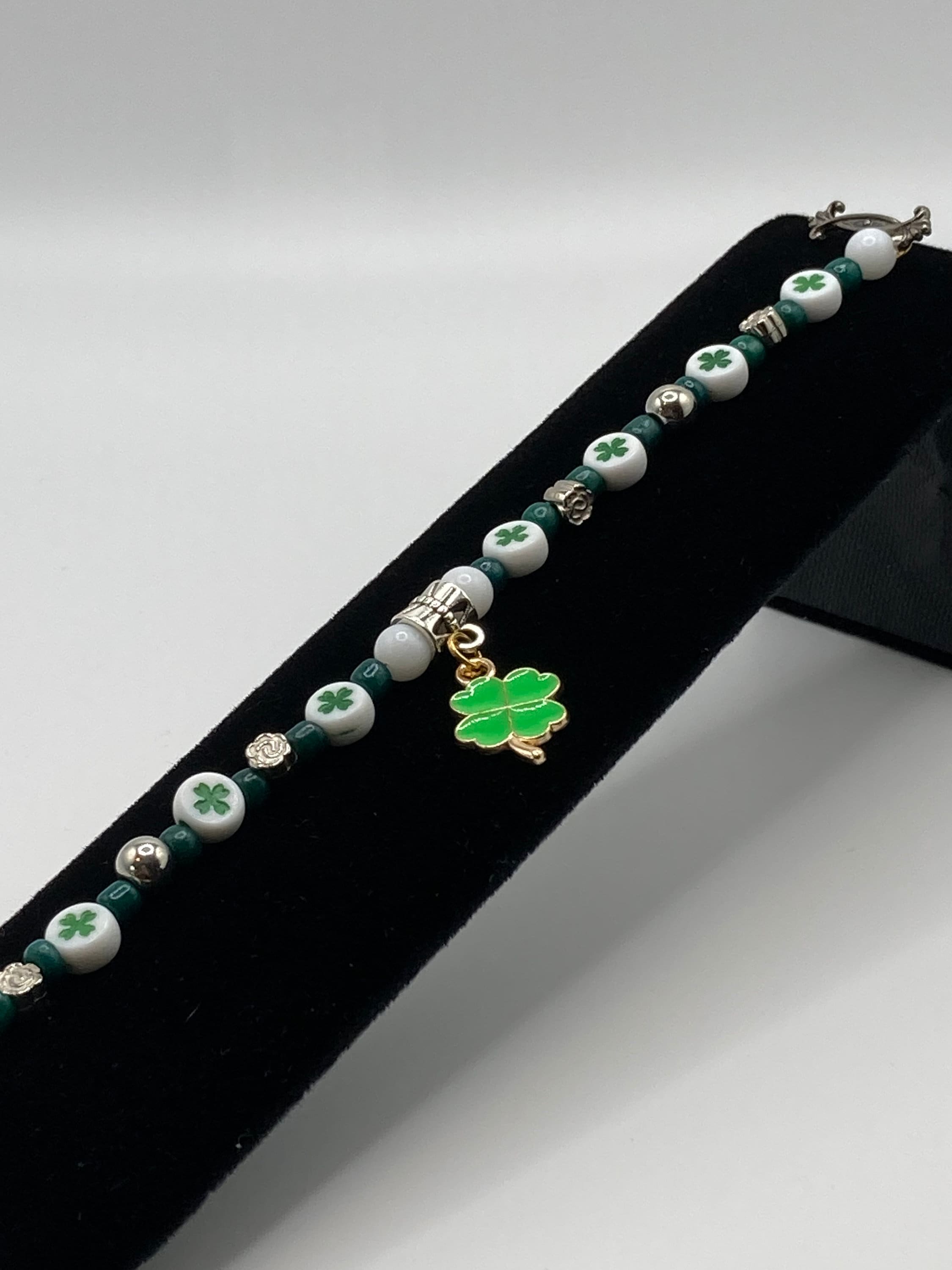 St. Patrick's Day Bracelets-green Beaded Bracelets-st. Pats Jewelry-for ...