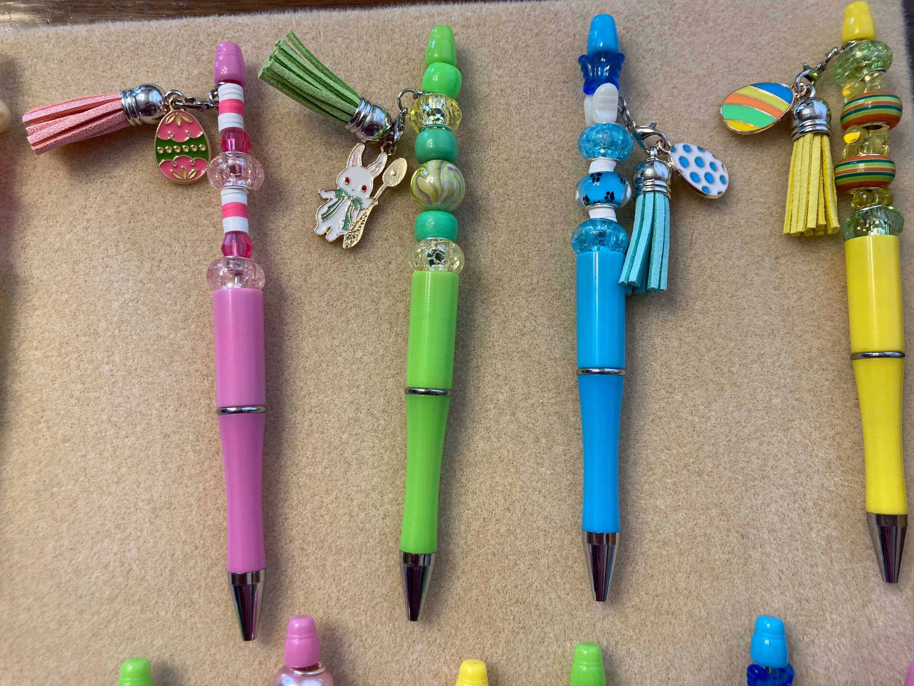 Beaded Easter Pens-beaded Pens-refillable Ink-pens-pen Beads-easter ...