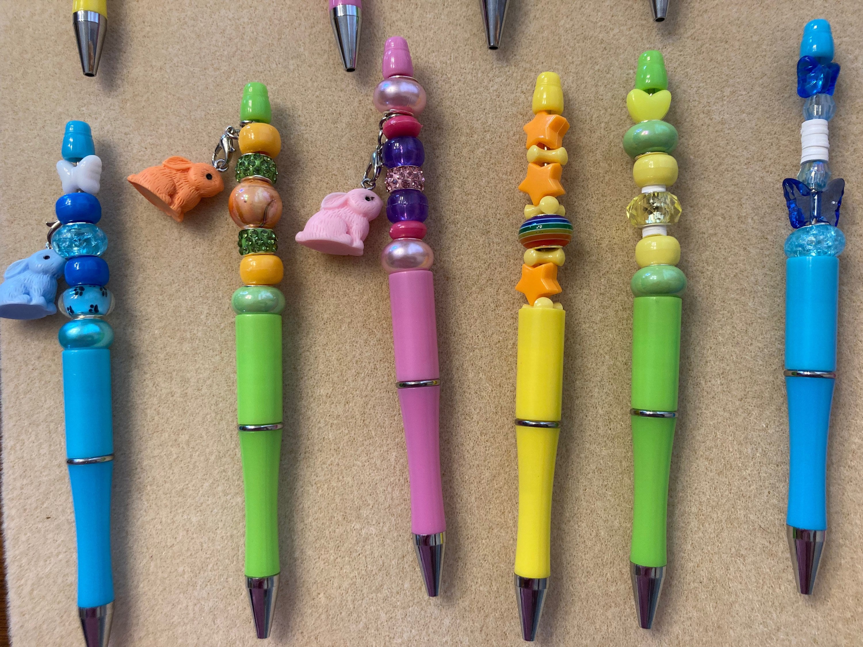 Beaded Easter Pens-beaded Pens-refillable Ink-pens-pen Beads-easter ...
