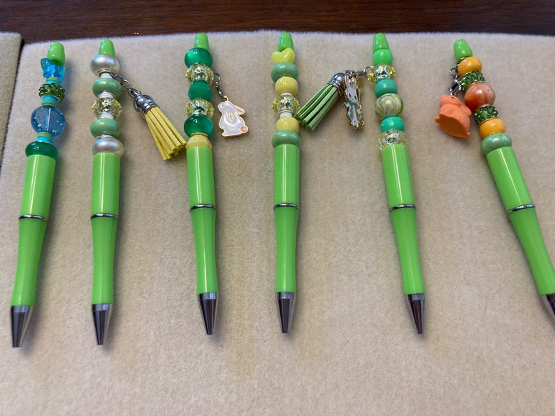 Beaded Easter Pens-beaded Pens-refillable Ink-pens-pen Beads-easter ...