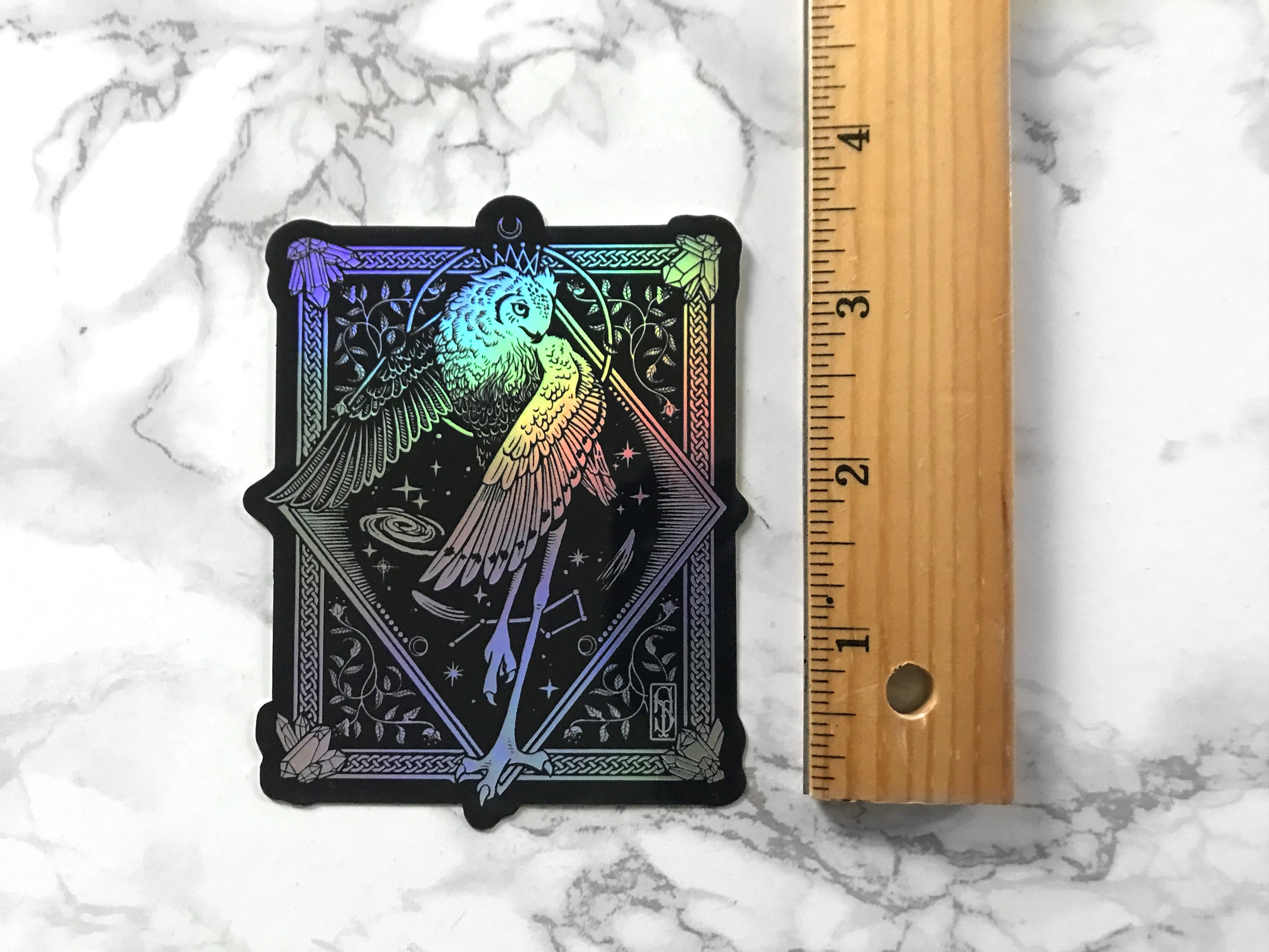 Stolas 3 Holographic Vinyl Sticker - Etsy