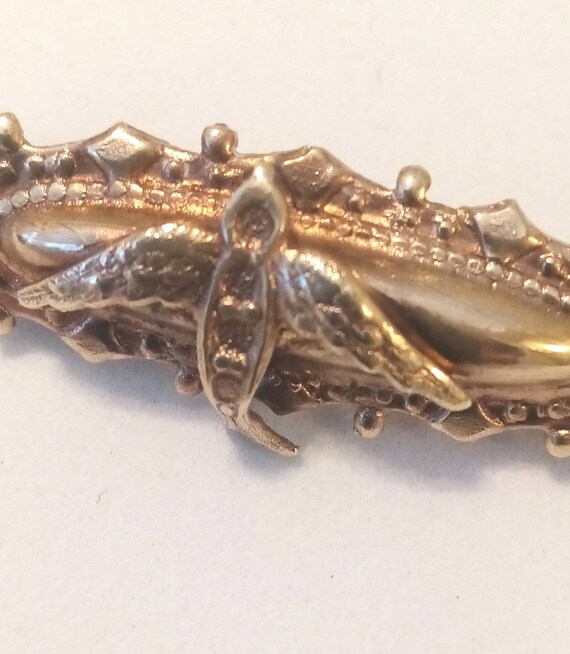 Antique handmade pinchbeck sweetheart brooch beautifu… - Gem