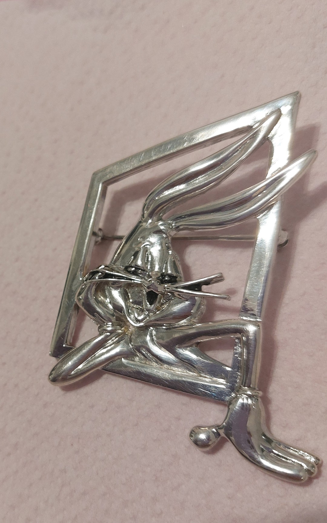 Warner Bros. Bugs Bunny Brooch. Collectable and Very Unique. Signed and ...