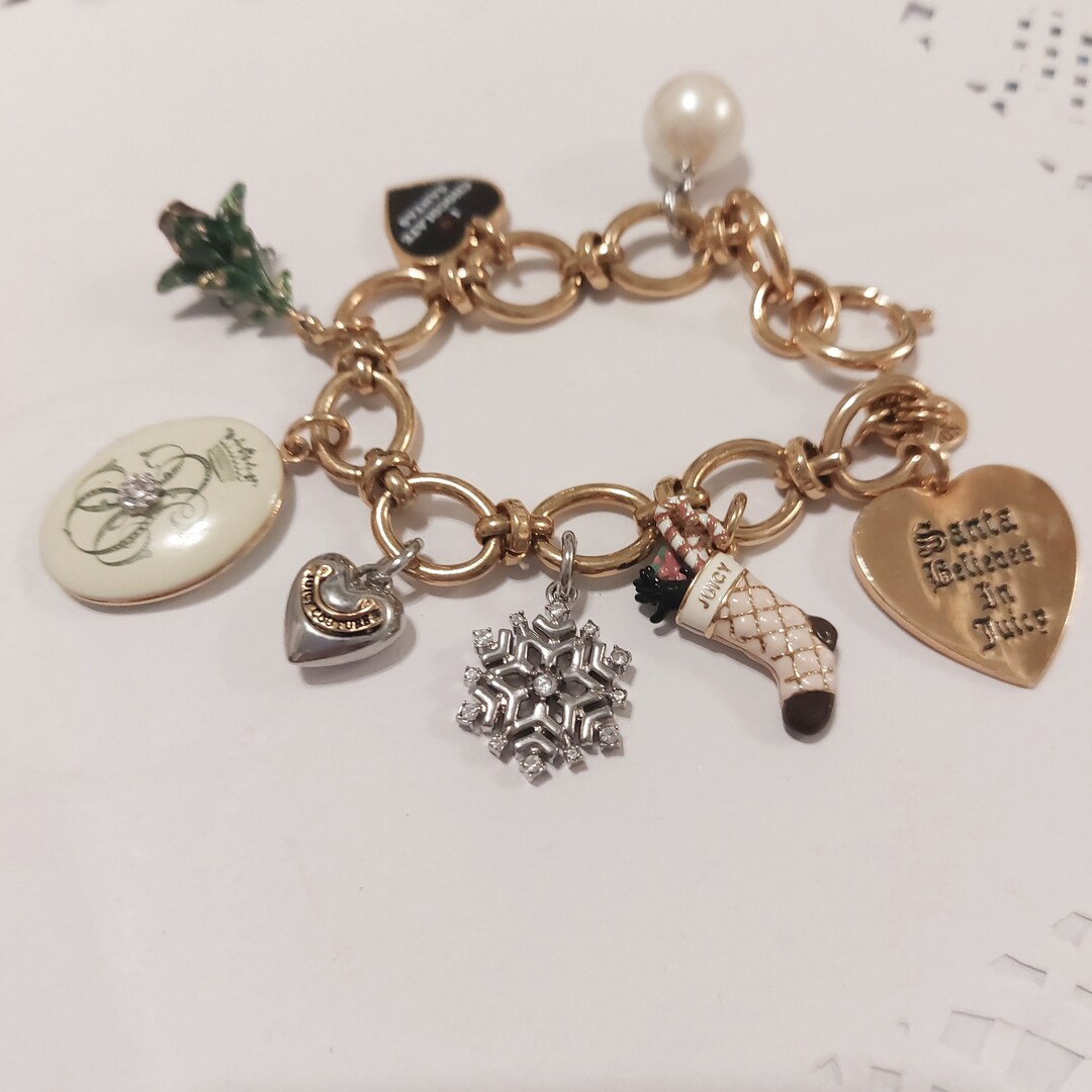Vintage Juicy Couture Christmas Bracelet. Limited Edition. - Etsy