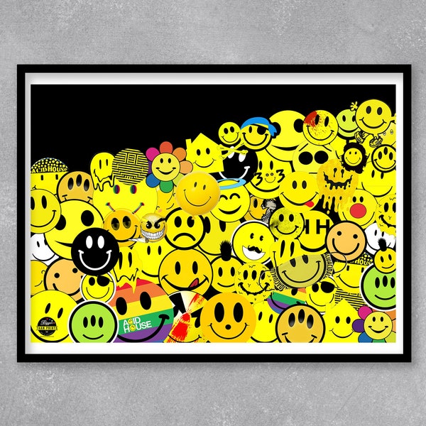 Rave Wall Art - Etsy UK