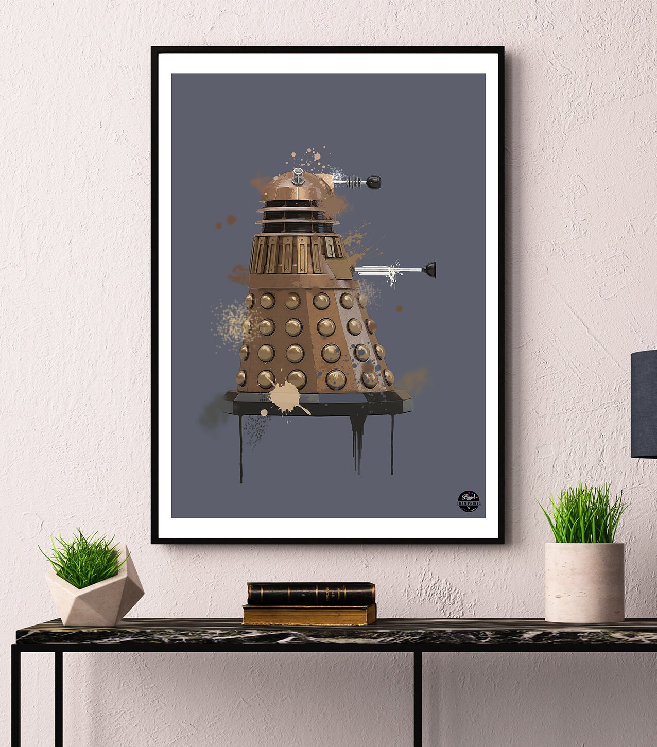 Dr Who Dalek Print Pop Culture Gift, Dr Who Wall Art, Pop Culture Print ...