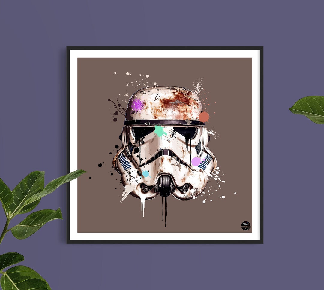 Stormtrooper Print Star Wars Poster, Stormtrooper Wall Art, Star Wars ...